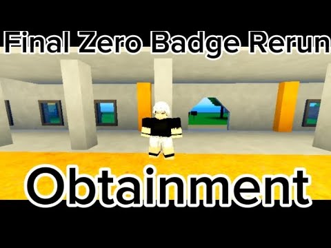Final Zero Badge Rerun How To Get | Rock Fruit - YouTube
