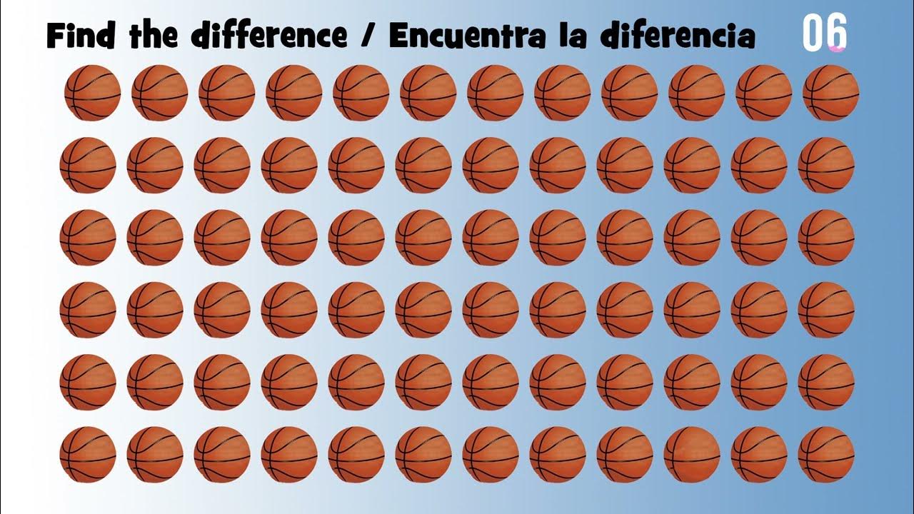 #05 Encuentra la diferencia / Find the difference - DEPORTES DE PELOTA ...
