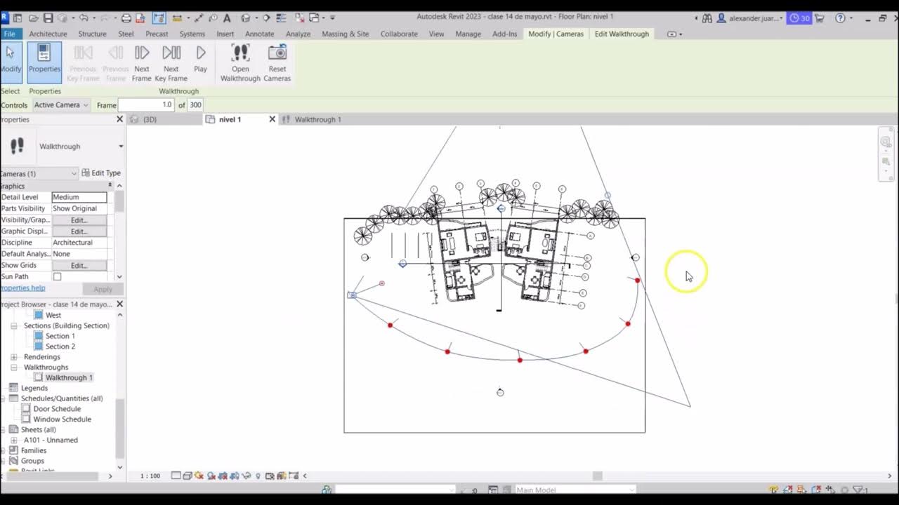 WALKTHROUGH EN REVIT - YouTube