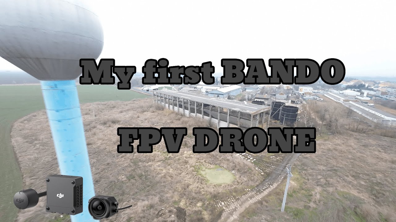 My first BANDO fpv drone freestyle ... - YouTube