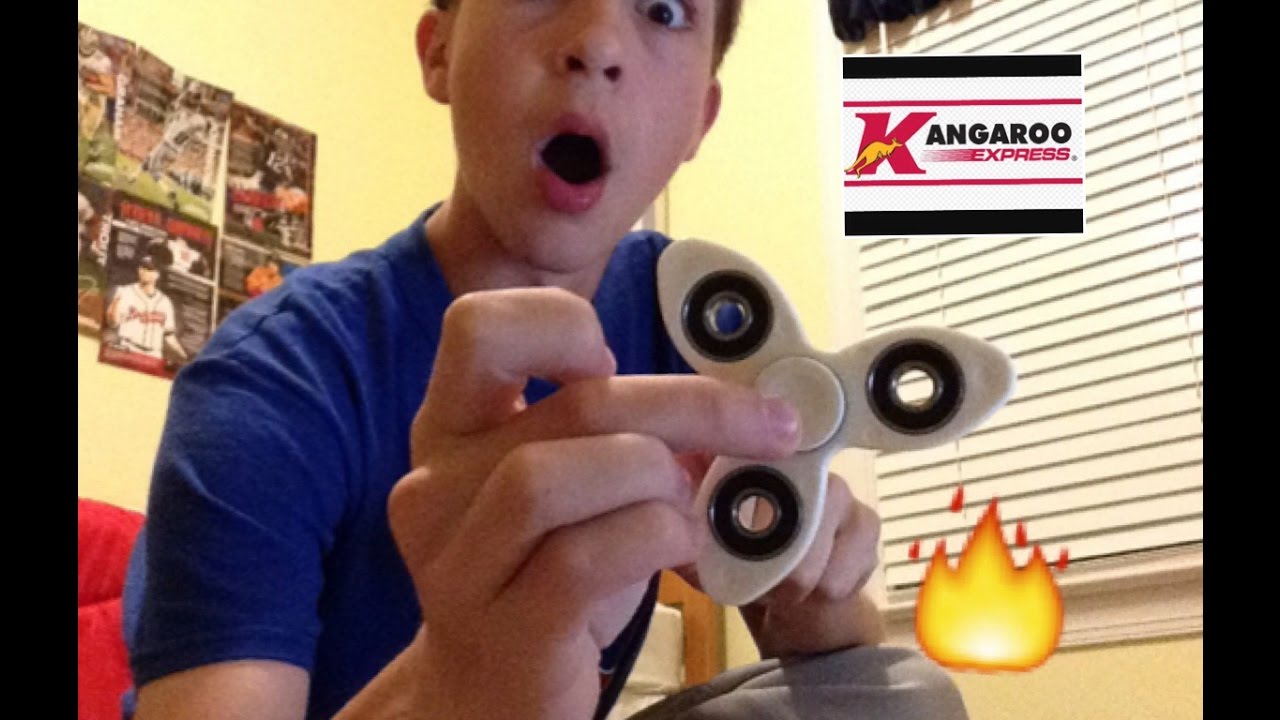 CRAZY KANGAROO FIDGET SPINNER WITH SPIN TIME AND CRAZY TRICKS - YouTube