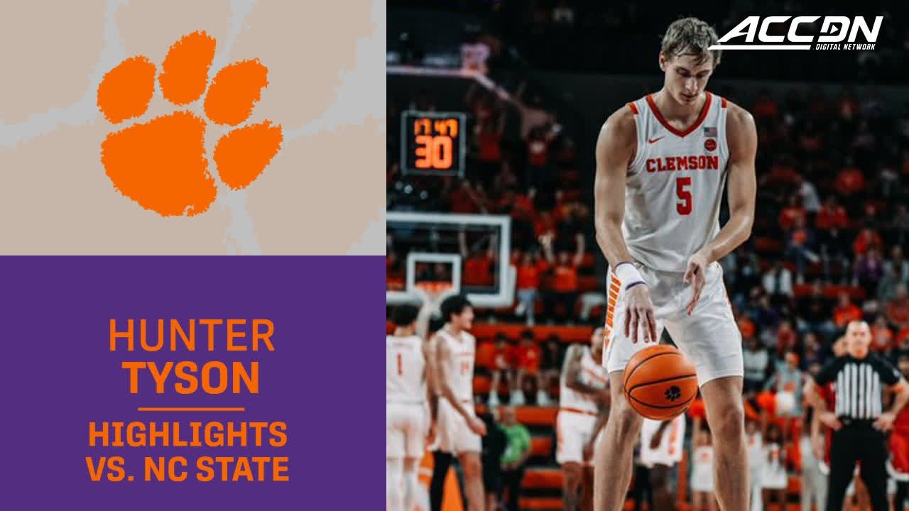 Clemson's Hunter Tyson Dominates 2nd Half vs. NC State - YouTube