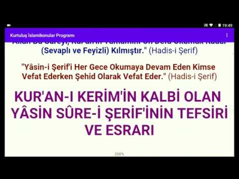 Kurtuluş İslami Konular Programı 1 05 AndroidTelefon,Tablet