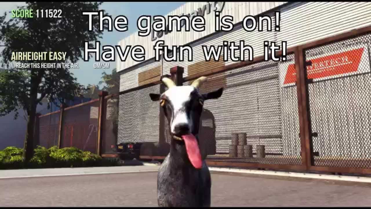 [EN] Goat Simulator CRACKED - YouTube
