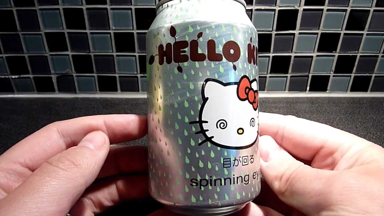 Hello Kitty Spinning Eyes drink - YouTube