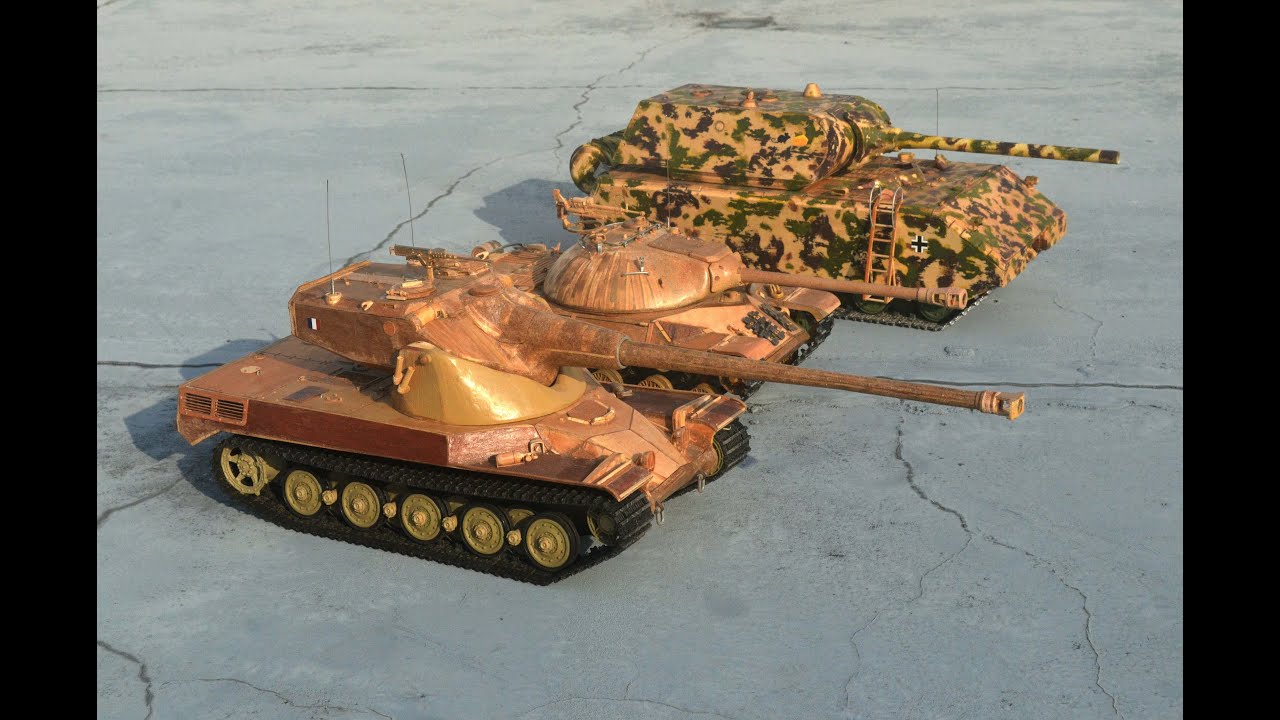 Malaysian Homemade Wooden Tanks 1/16 RC Tanks 2016 - 2020 Maus AMX 50 B ...