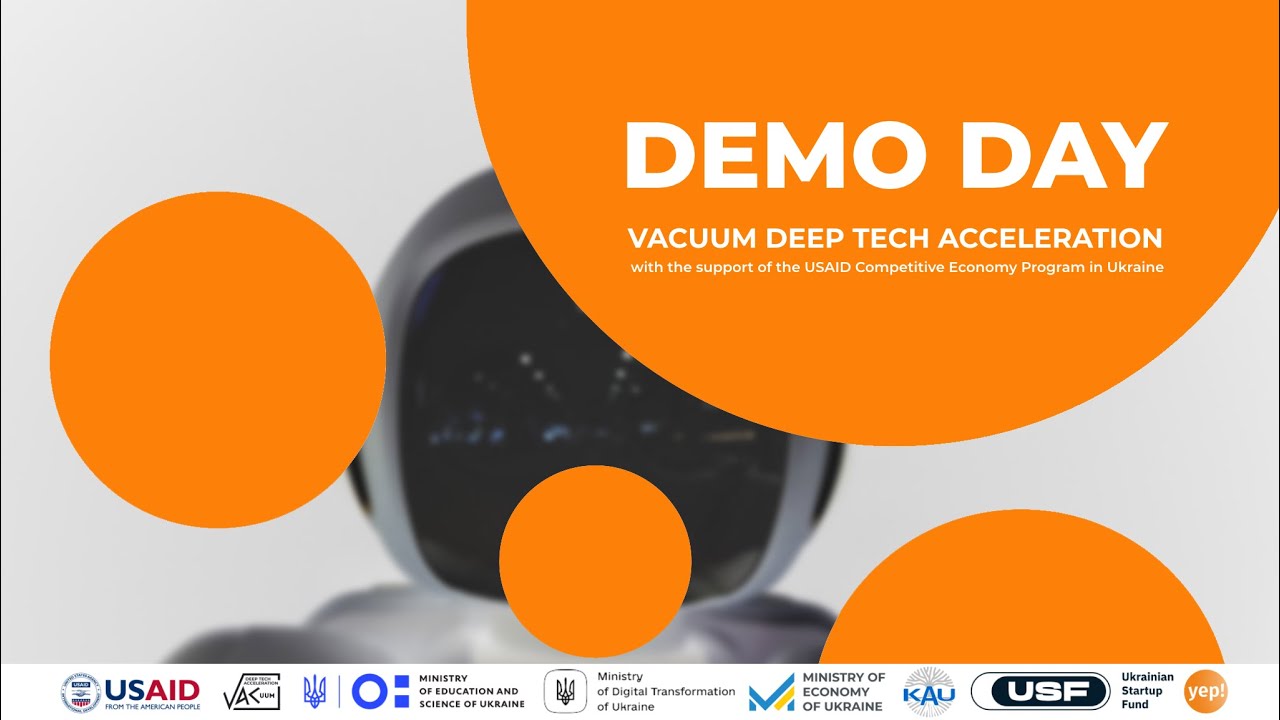 Demo Day Vacuum Deep Tech Acceleration - YouTube