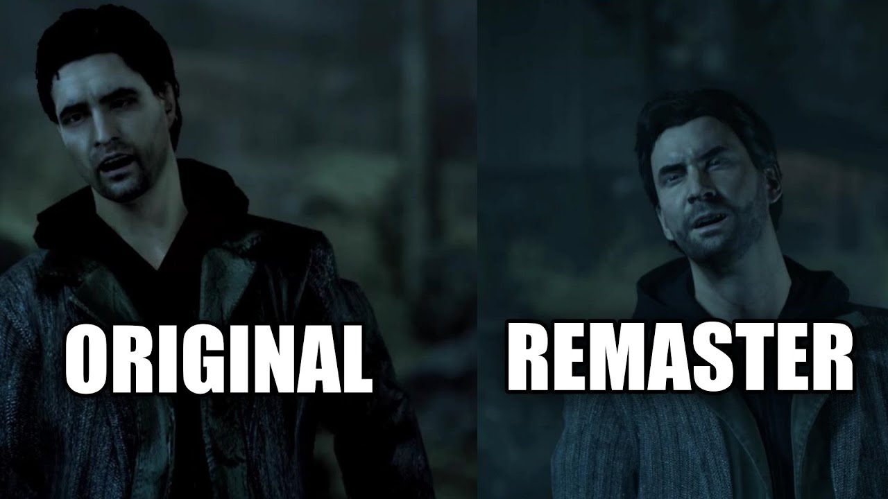Original vs Remastered - Alan Wake Graphics Comparison - YouTube