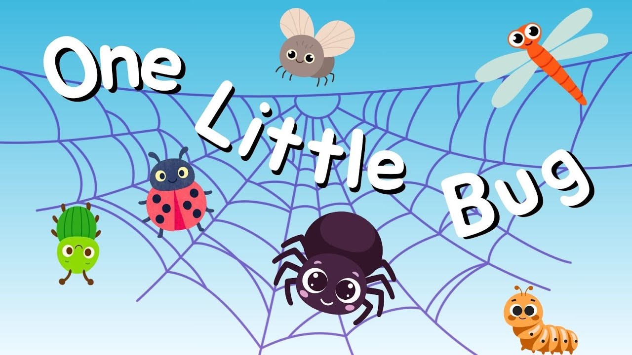"One Little Bug" Song | Counting to 5 | Preschool Circle Time Music for ...