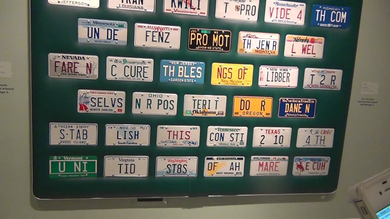Preamble to the USA Constitution as License Plate Wall Art - YouTube