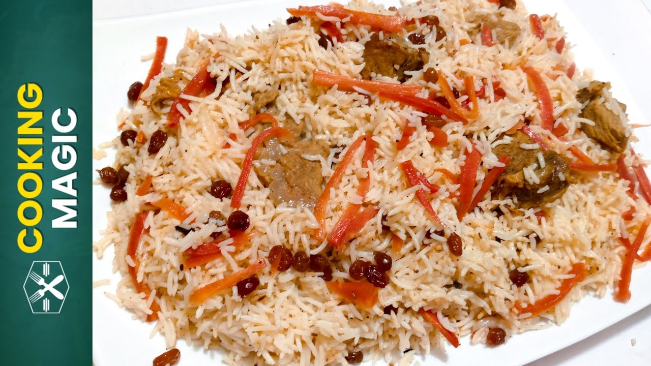 Kaabli Pulao Recipe l Afghani Pulao Recipe l Cooking Magic - YouTube