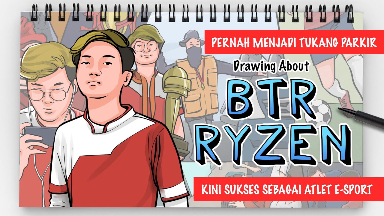BTR RYZEN - DRAW MY LIFE INDONESIA - YouTube