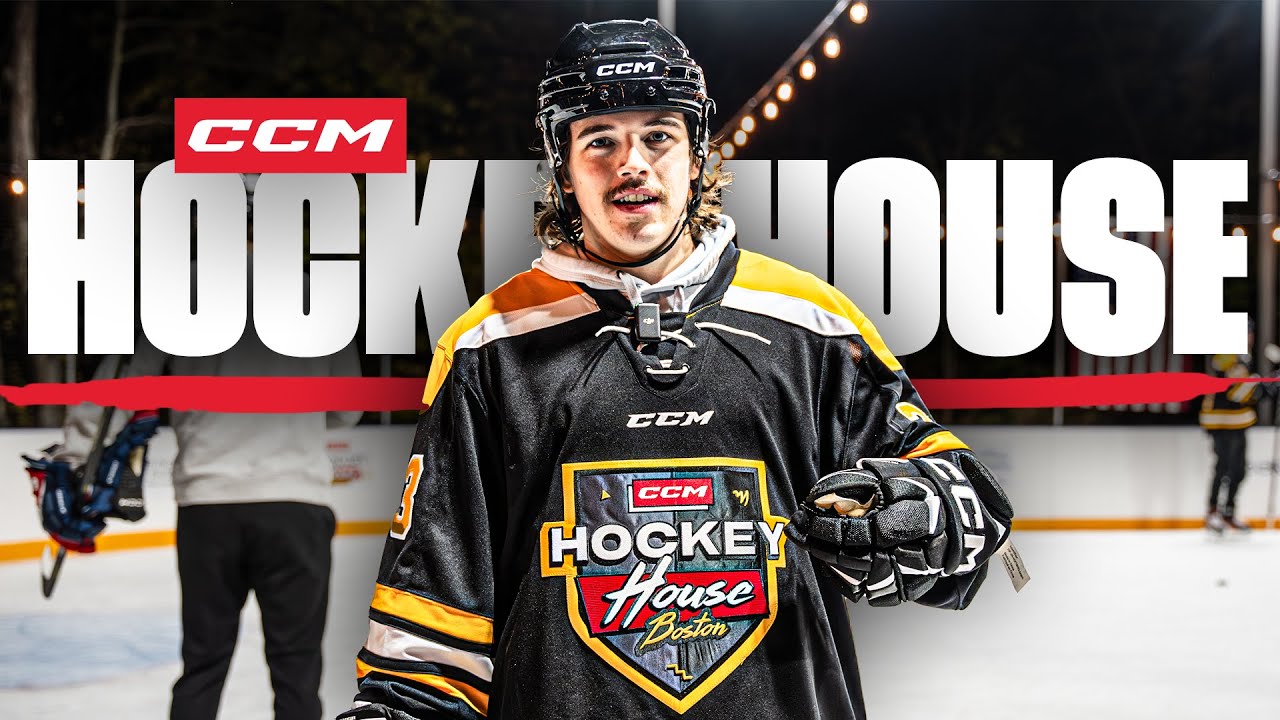 I got invited to the CCM hockey house... - YouTube