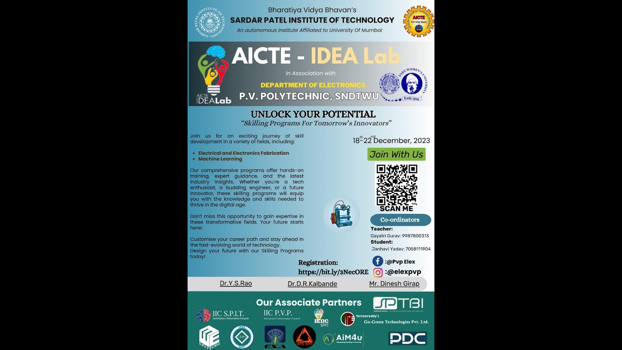 SNDT PVP Polytechnic Skilling Program 18th to 24th Dec 2023 - YouTube