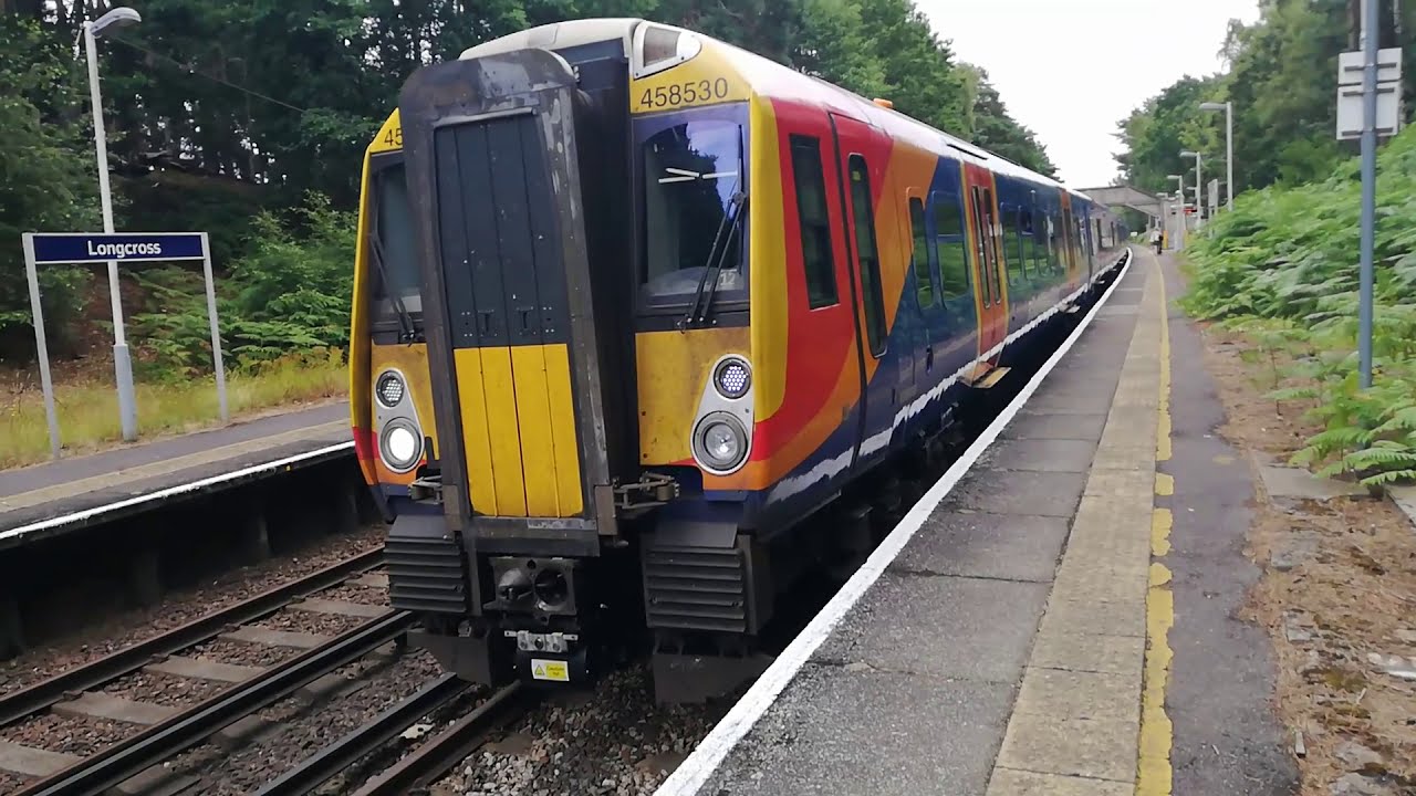 An afternoon at Longcross station - YouTube
