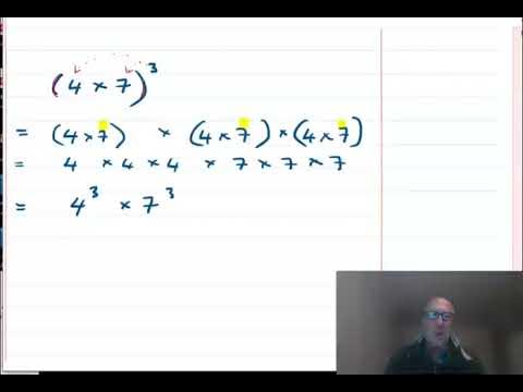 1 6 Powers of powers, products and quotients - YouTube