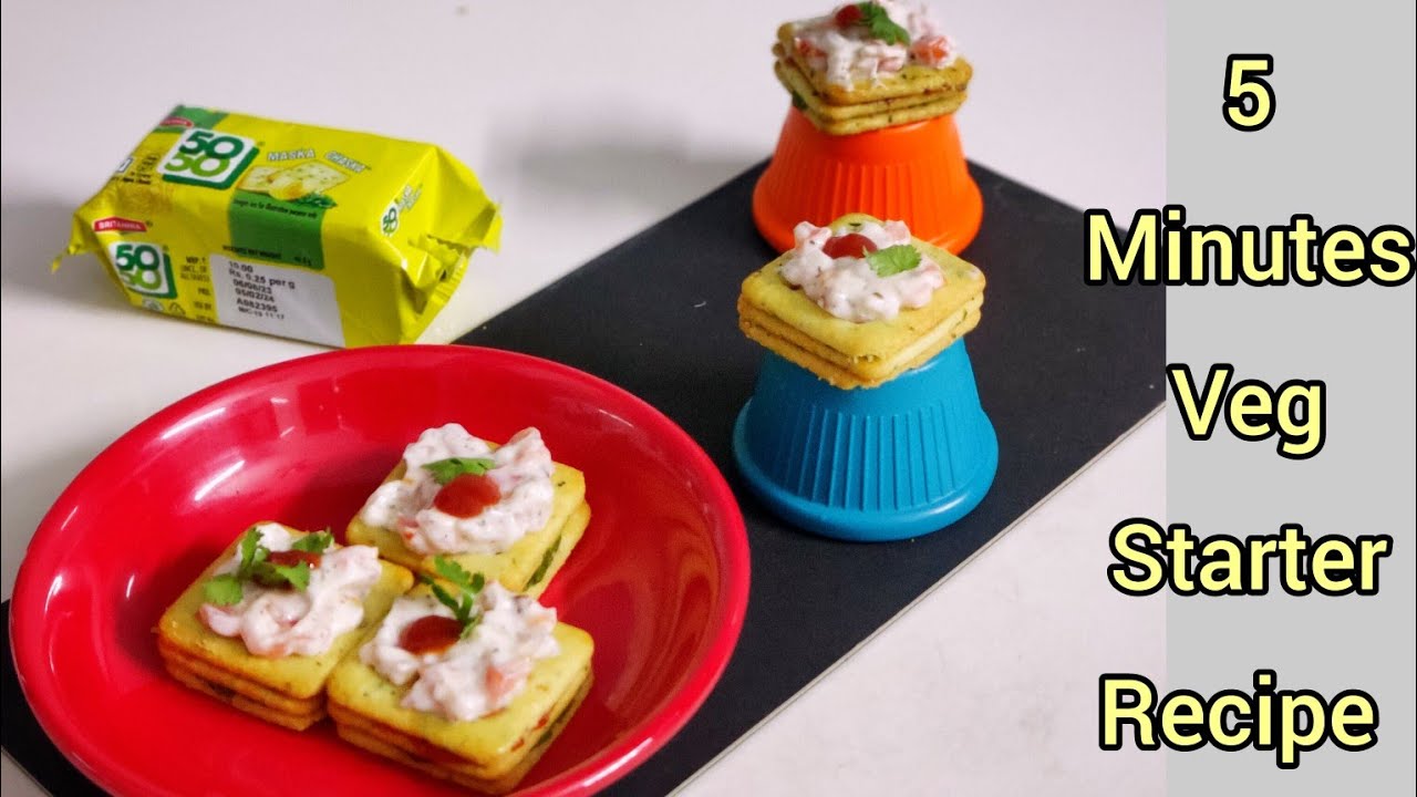 Fireless Veg Starter Recipe |5 minutes Snack Recipe | Party Starter ...
