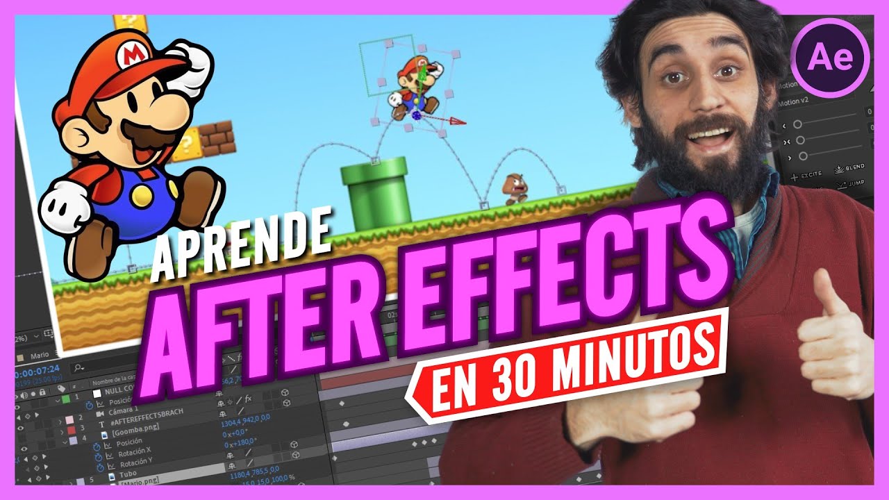 Aprende AFTER EFFECTS desde CERO en 30 MINUTOS · lo MEJOR para ...