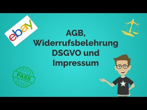 Rechtssichere AGB´s und Impressum für deinen Onlineshop - Ebay Reselling #3
