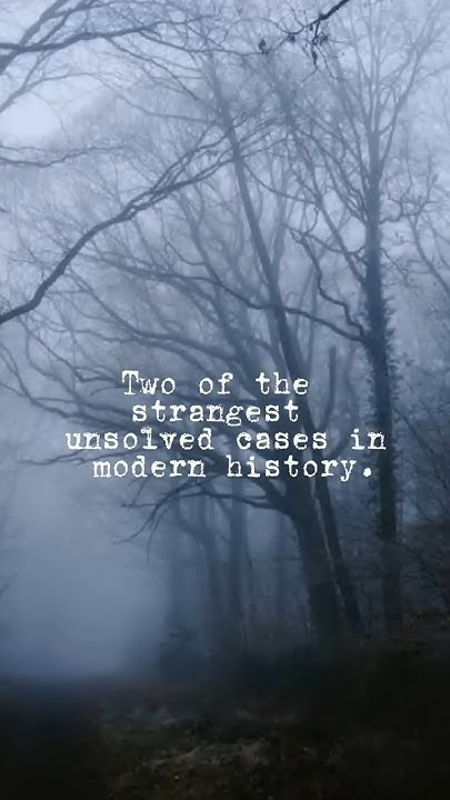 Dive into two of the strangest unsolved cases in modern history. - YouTube