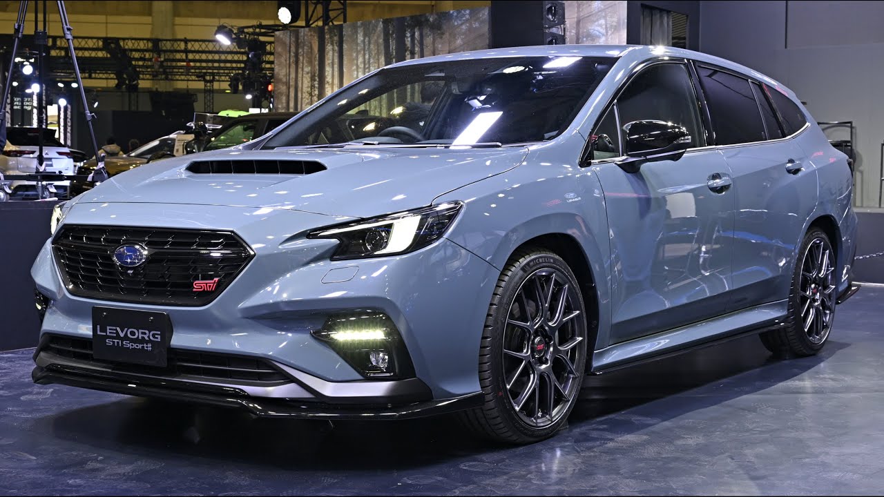 New Subaru Levorg STI Sport (2023) | Reveal at Tokyo Auto Salon - YouTube