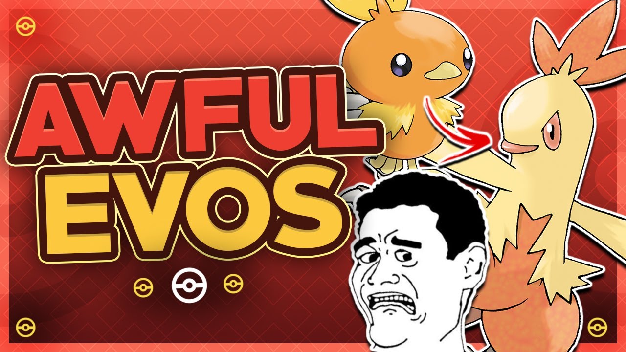 Top 10 Pokémon With TERRIBLE Evolutions - YouTube