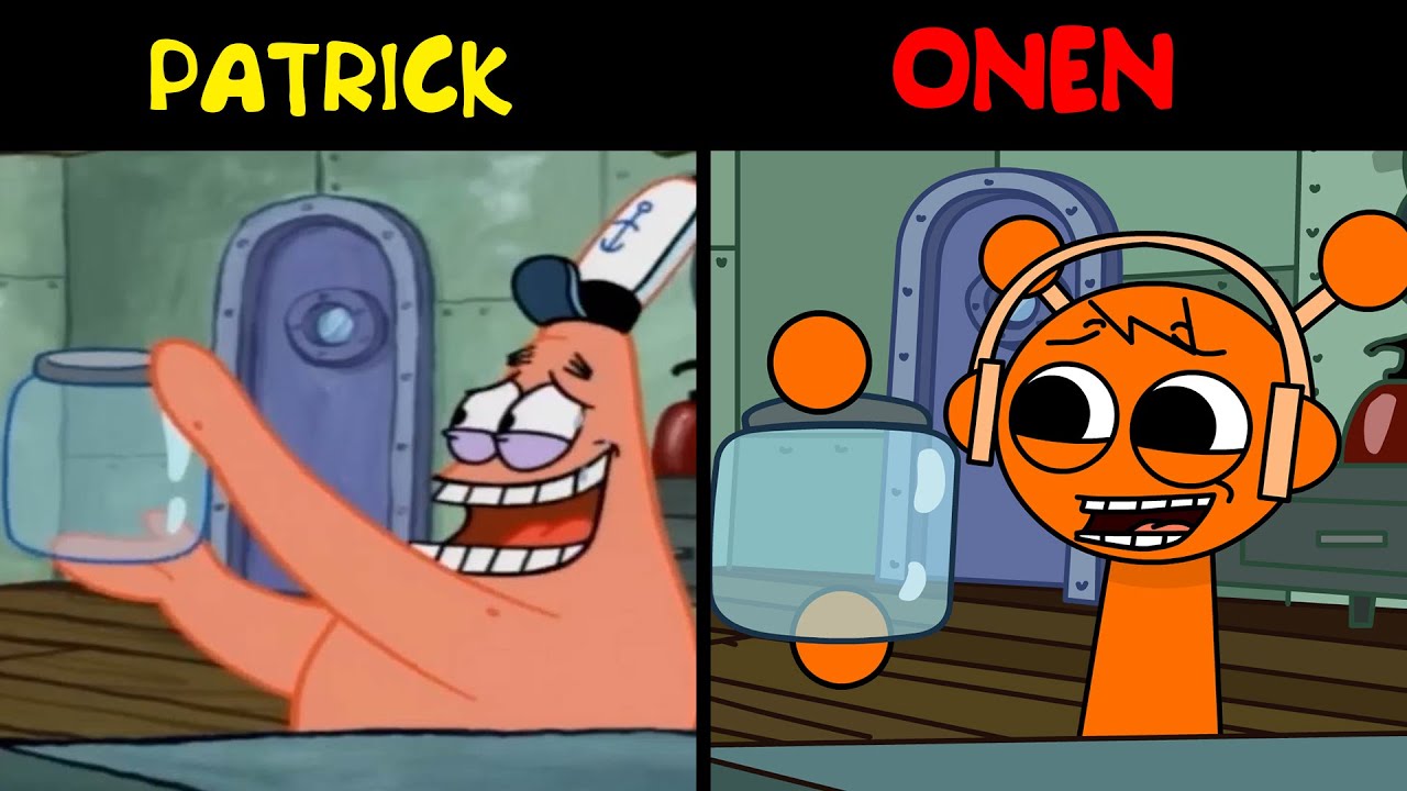 OREN AND SIMON OPEN A JAR (Spongebob animation comparison) - YouTube