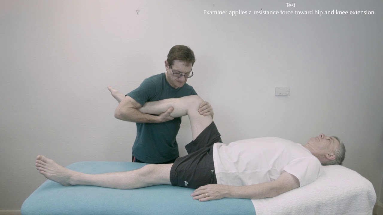 Muscle Testing - Rectus Femoris - YouTube