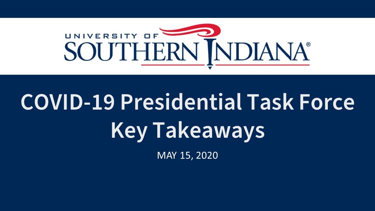 Presidential Task Force Update - May 15, 2020 - YouTube