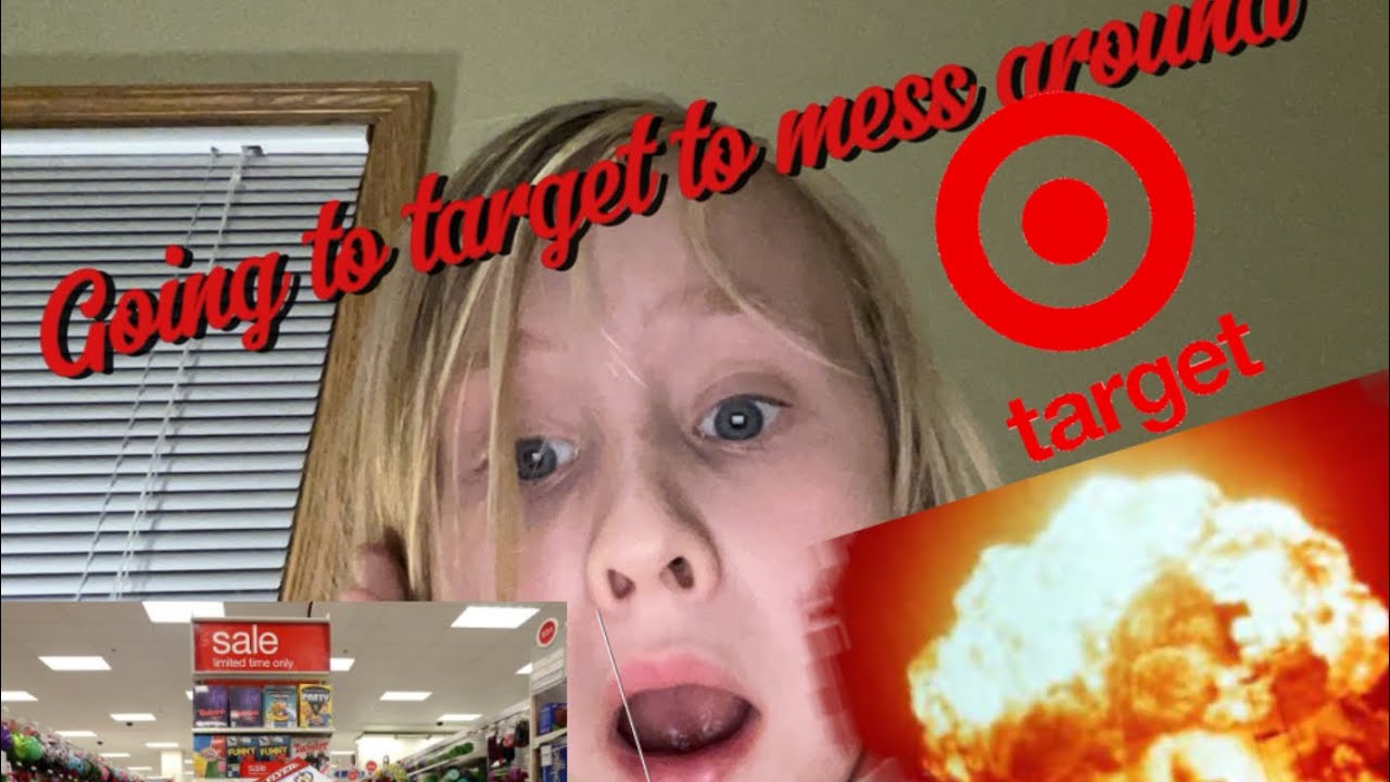 Going to target to mess around we didn’t do the challenge but still ...