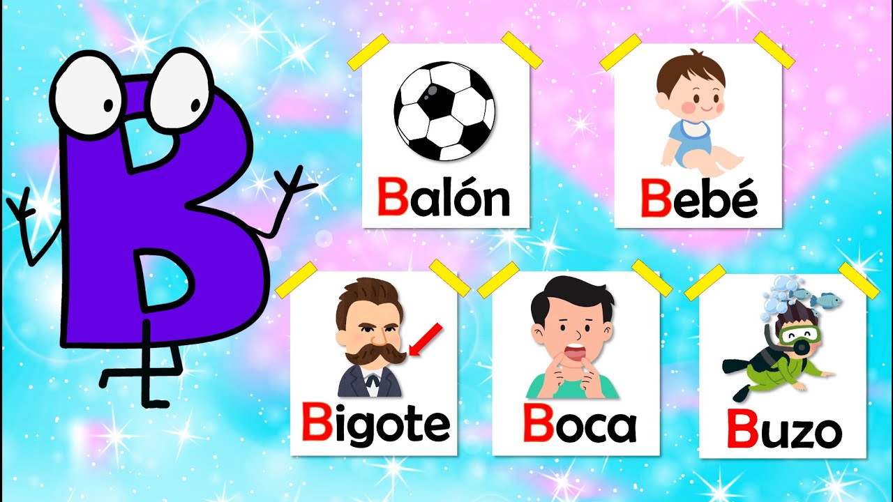LETRA B FÁCIL 🌀 APRENDE A LEER RÁPIDO SÍLABAS Y PALABRAS CON B / VIDEOS ...