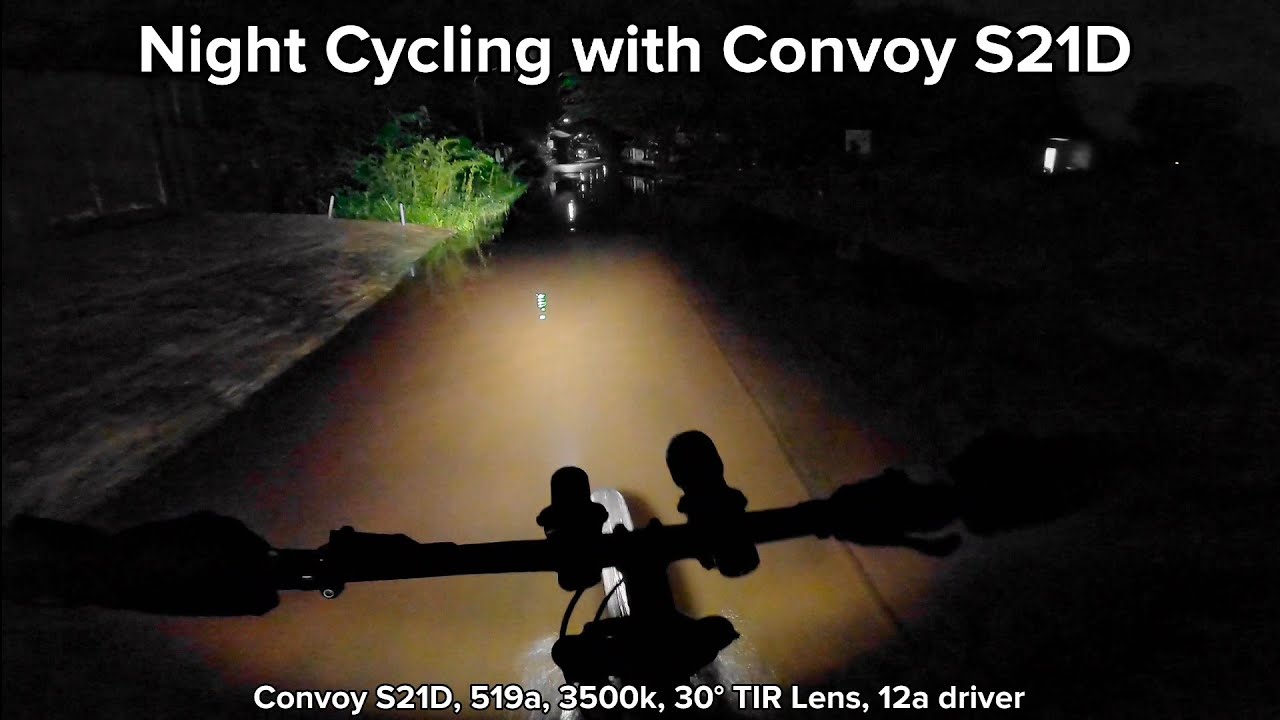 [Sharing Experience] Night Cycling with Convoy S21D Nichia 519a 3500k ...