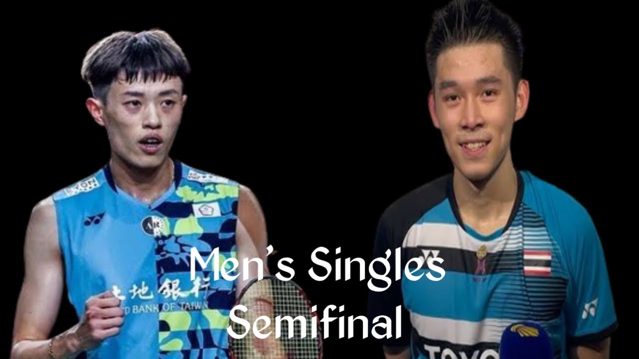 Badminton Men's Singles | Lin Chun Yi (TPE) vs Kunlavut Vitidsarn (THA ...