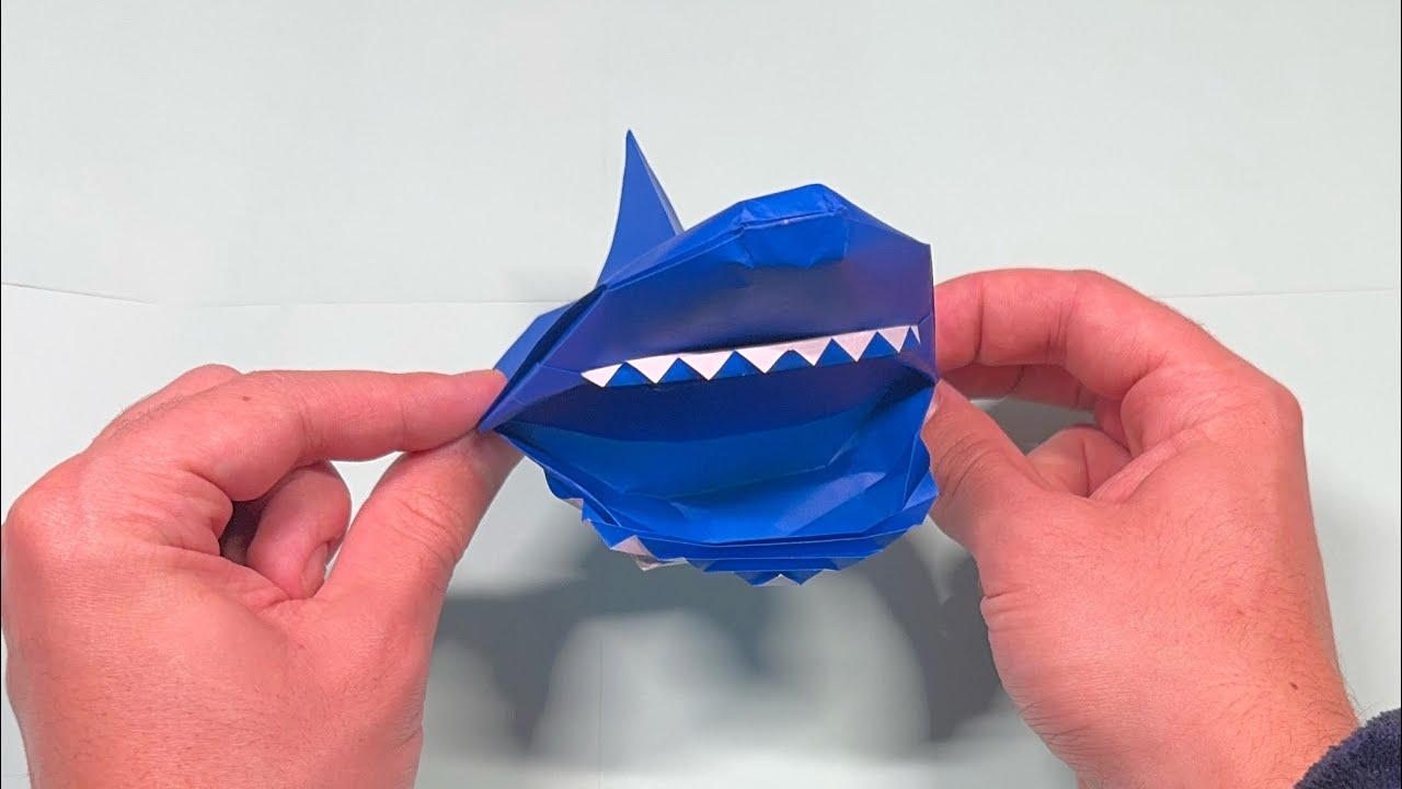 How To Make A Origami Shark Attack Shark Attack Magnetic Fishing Set!