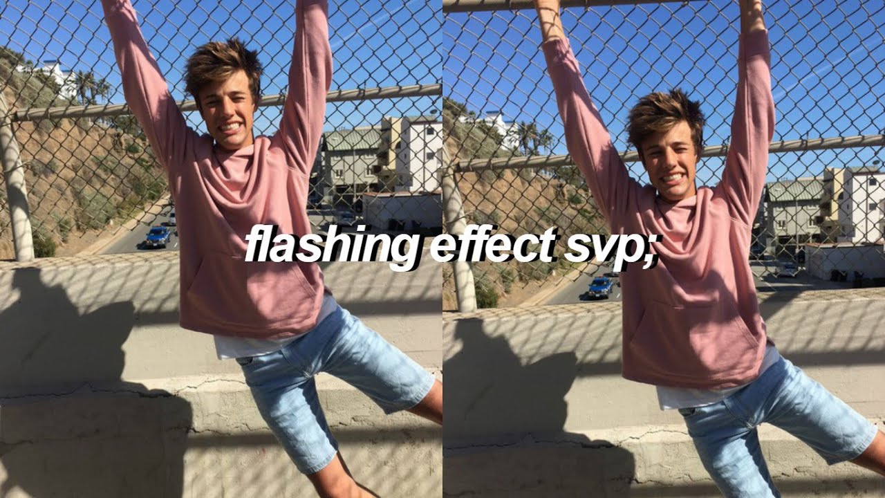 Flashing effect svp; - YouTube