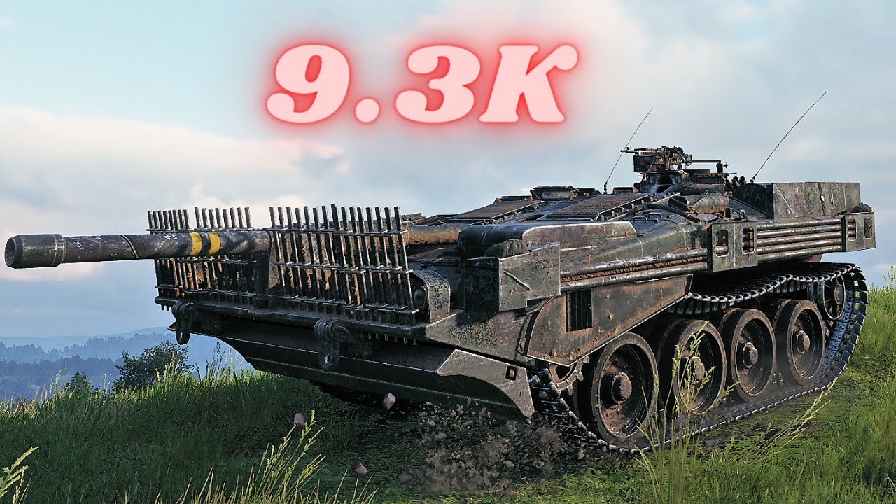 Strv 103B - 9.3K Damage 9 Kills World of Tanks Replays 4K The best tank ...