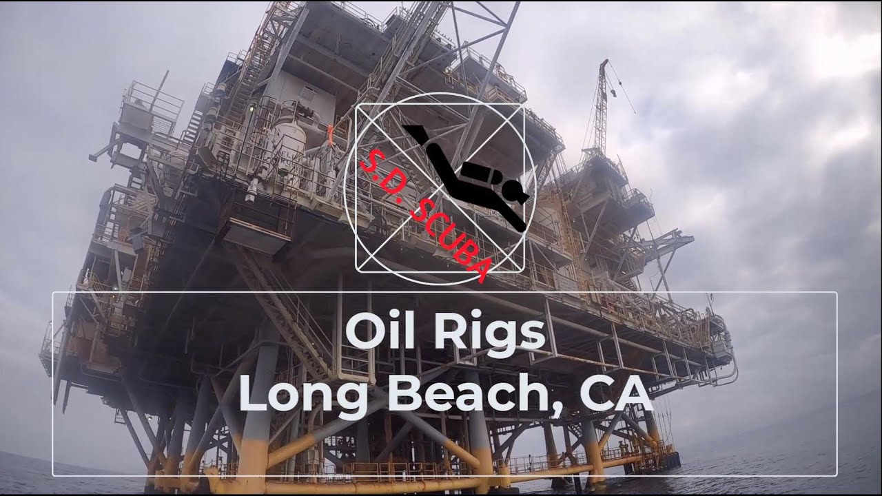 Diving the Oil Rigs Eureka and Ellen off of Long Beach, CA - YouTube