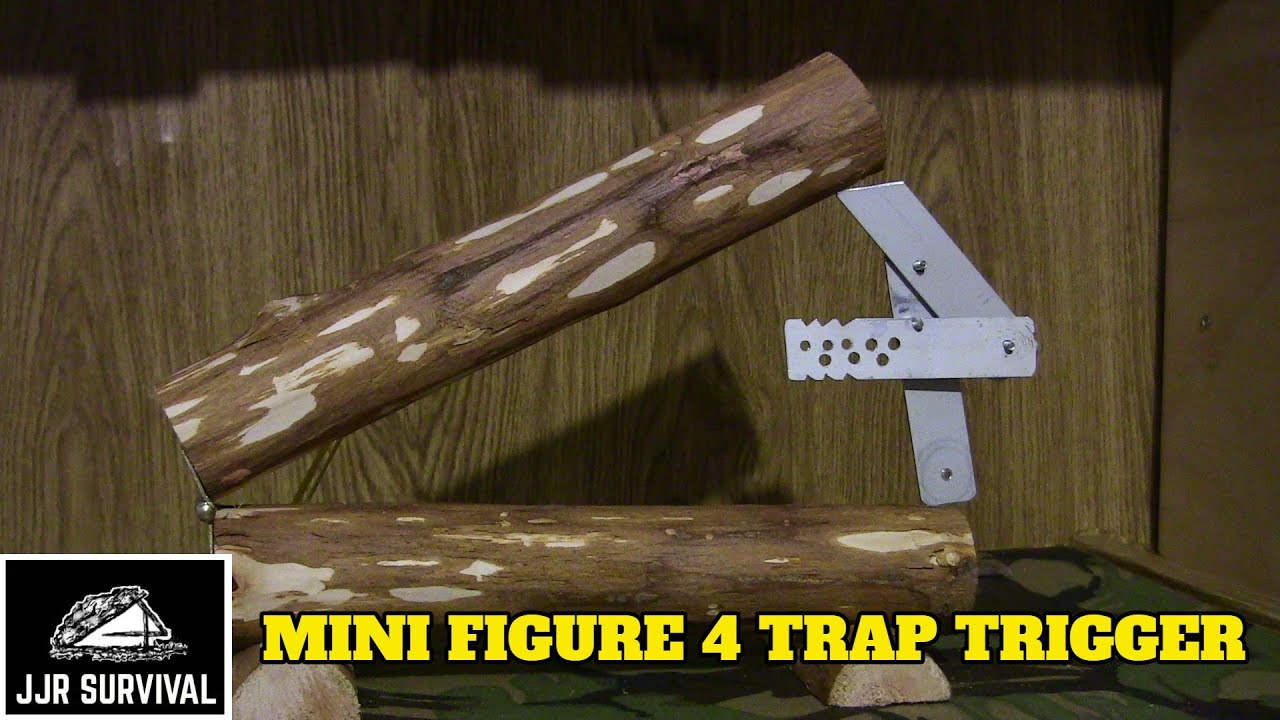 mini figure 4 trap trigger for survival tin - YouTube