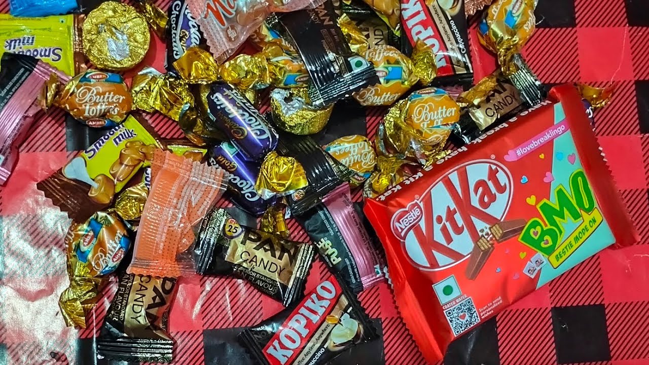 About the Nestie KitKat chocolate 🍫🍫🍫🍫🍫🍫 with the candy 🍭🍭😋😋🍭🍭🍭🍭🍭🍭🍭 of ...
