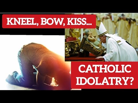 Kneeling or Bowing Before Statues... Catholic Idolatry or Deep Respect ...