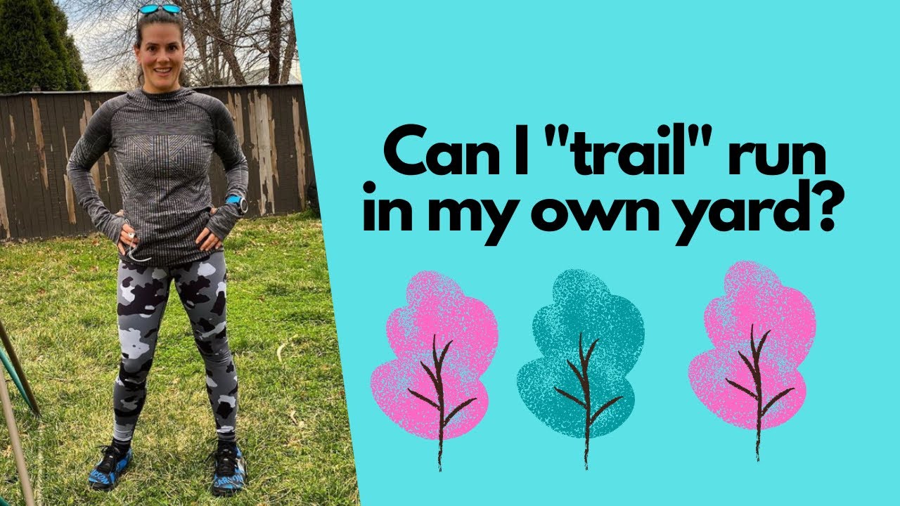 Running “trail” in my backyard. - YouTube