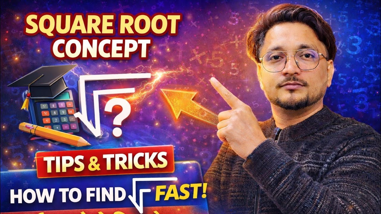 How to find Square root in easy way|#maths #squareroot #tricks # ...
