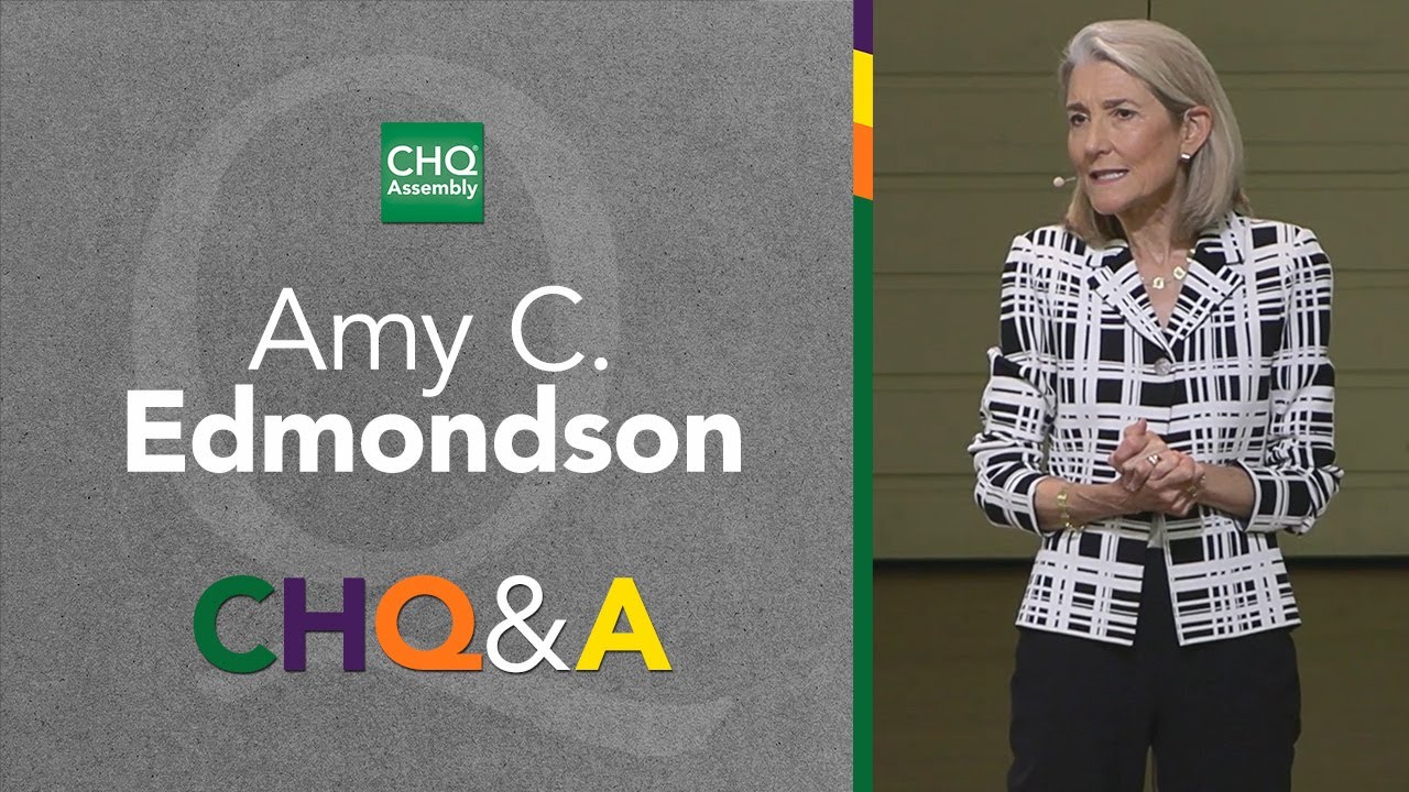 CHQ&A with Amy C. Edmondson - 2024 - YouTube