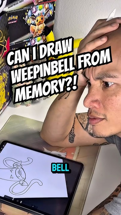 Can I Draw Weepinbell From Memory?! #pokemon #pokemoncards - YouTube