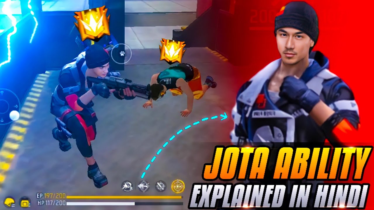 JOTA CHARACTER ABILITY | JOTA CHARACTER ABILITY TEST IN FREE FIRE ...