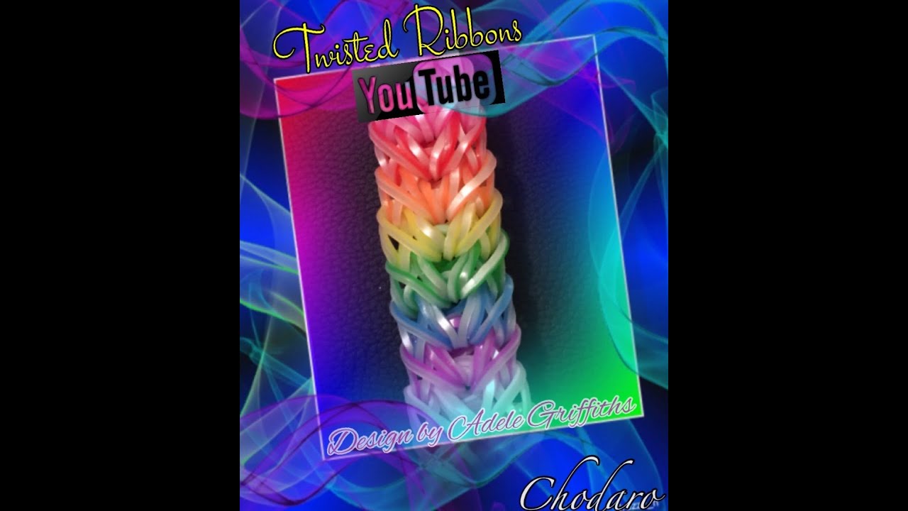 Rainbow Loom Twisted Ribbons Bracelet Tutorial/How to - YouTube
