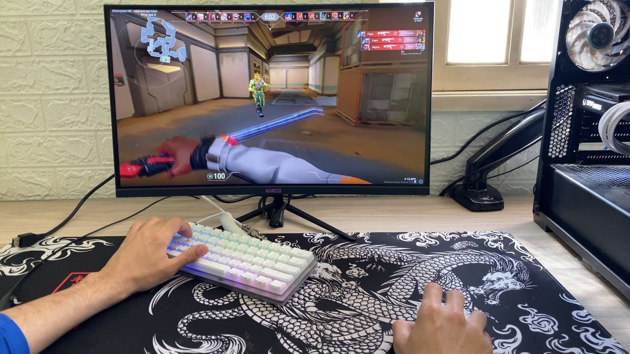 Monitor Mancer Valak 180hz Review - Monitor Custo beneficio Painel VA ...