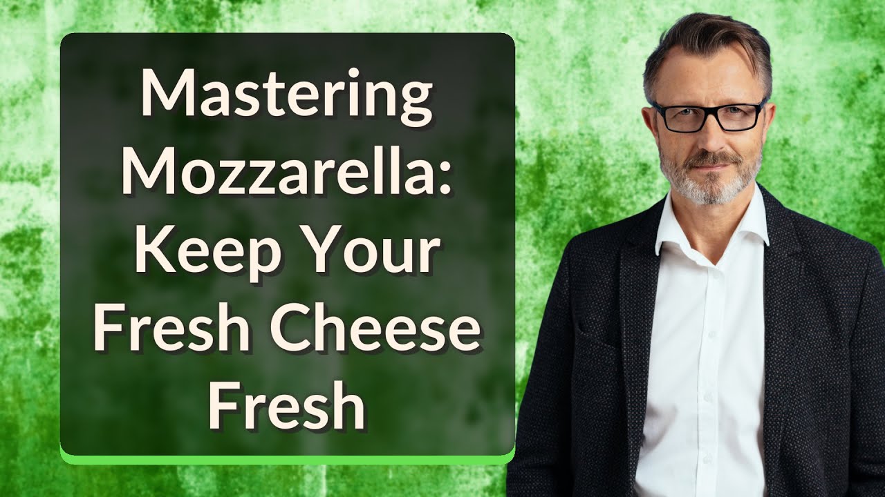 Mastering Mozzarella: Keep Your Fresh Cheese Fresh - YouTube