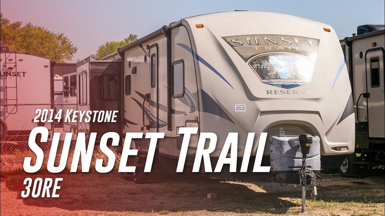 USED 2014 Keystone Sunset Trail 30RE - YouTube
