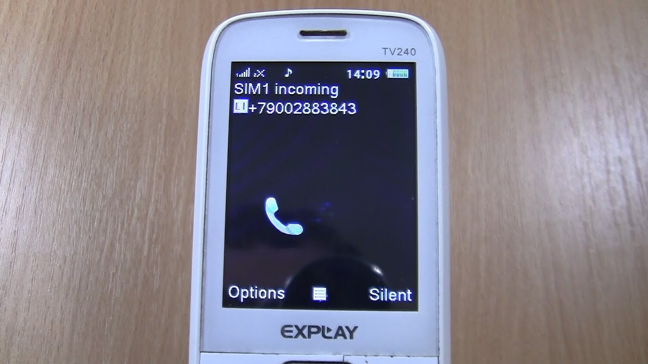 Explay TV240 incoming call in 2022 - YouTube